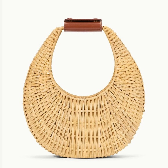 STAUD | Bags | Staud Wicker Mini Moon Bag | Poshmark